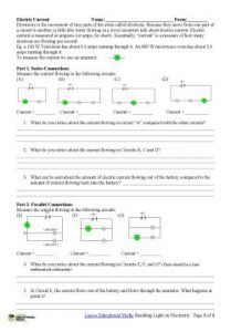 Electricity Practical Activities - LIACOS EDUCATIONAL MEDIA